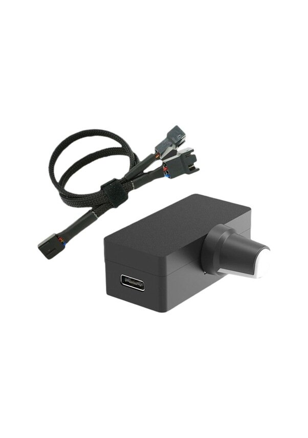 ШИМ-регулятор скорости вращения вентилятора, 4-контактный ШИМ-регулятор, блок питания USB Type-C-B