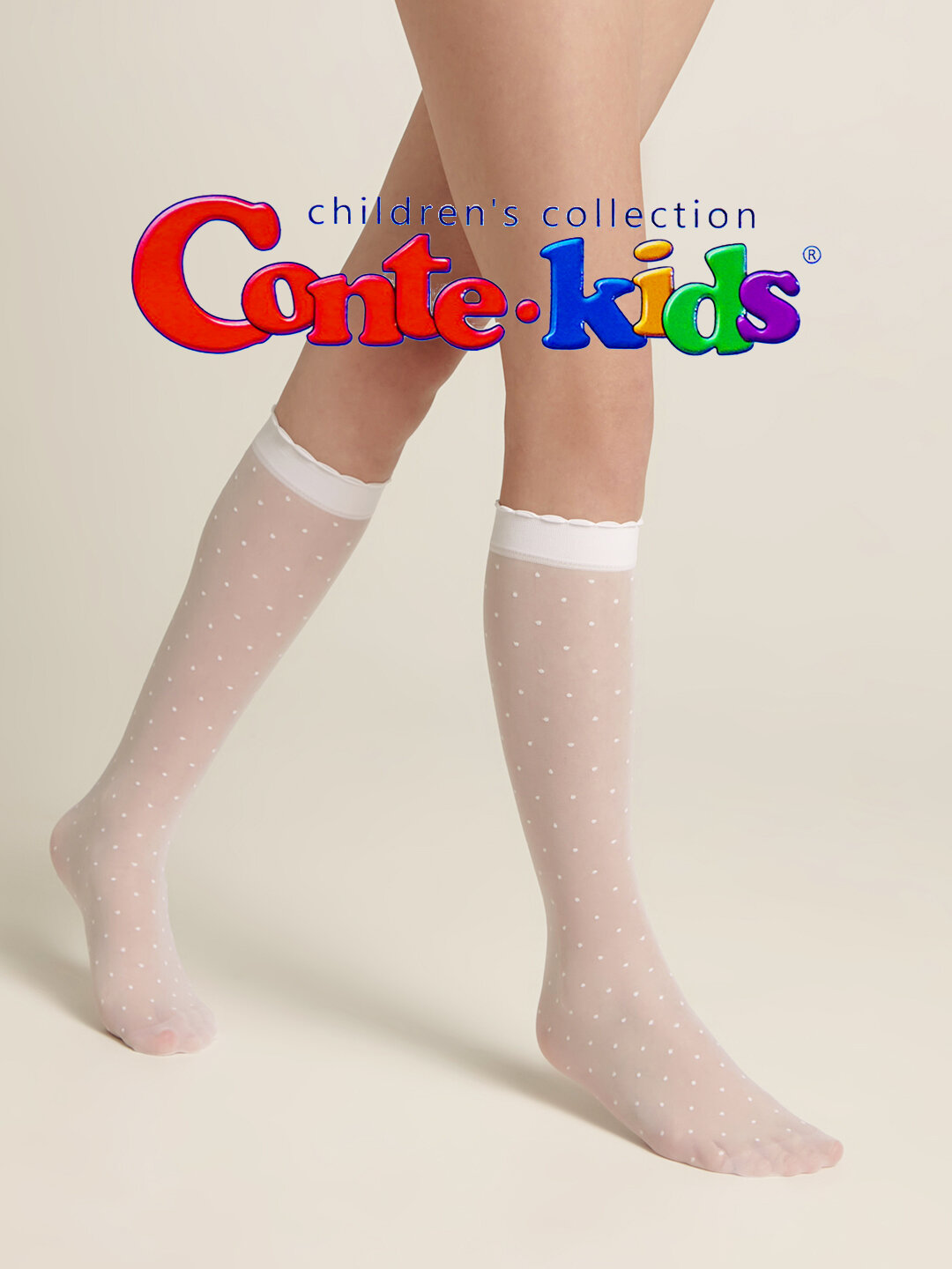 Гольфы DOTS 20 den, в горошек