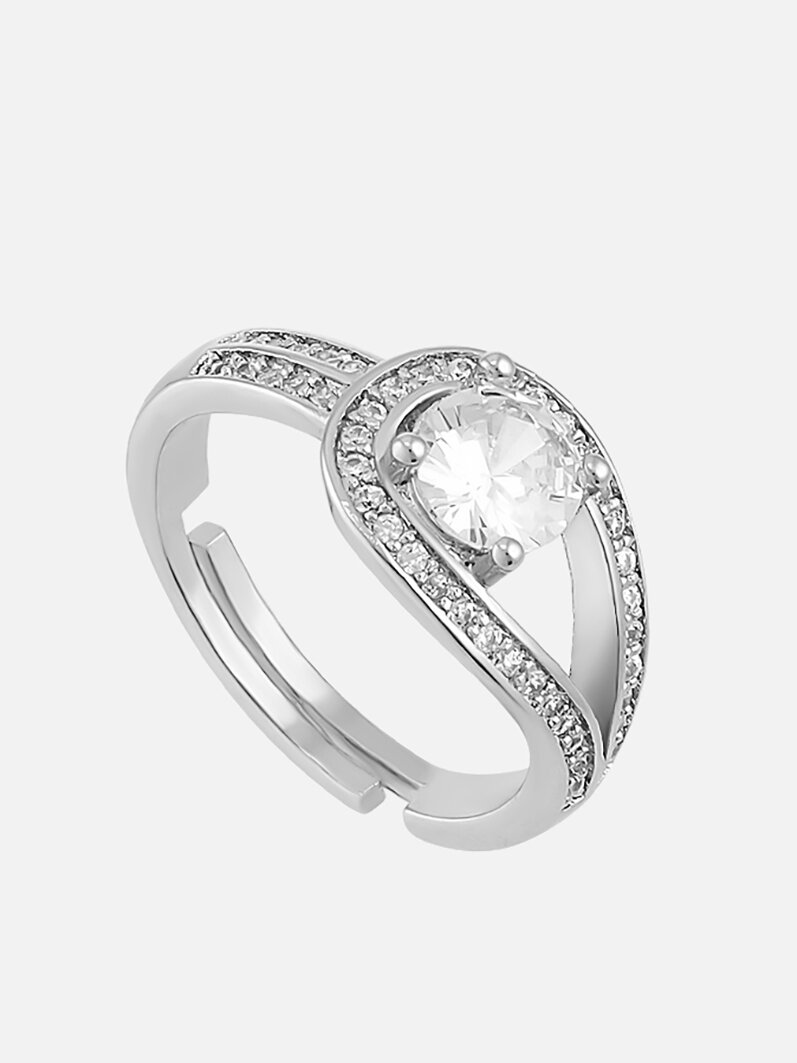 Кольцо, кристаллы Swarovski