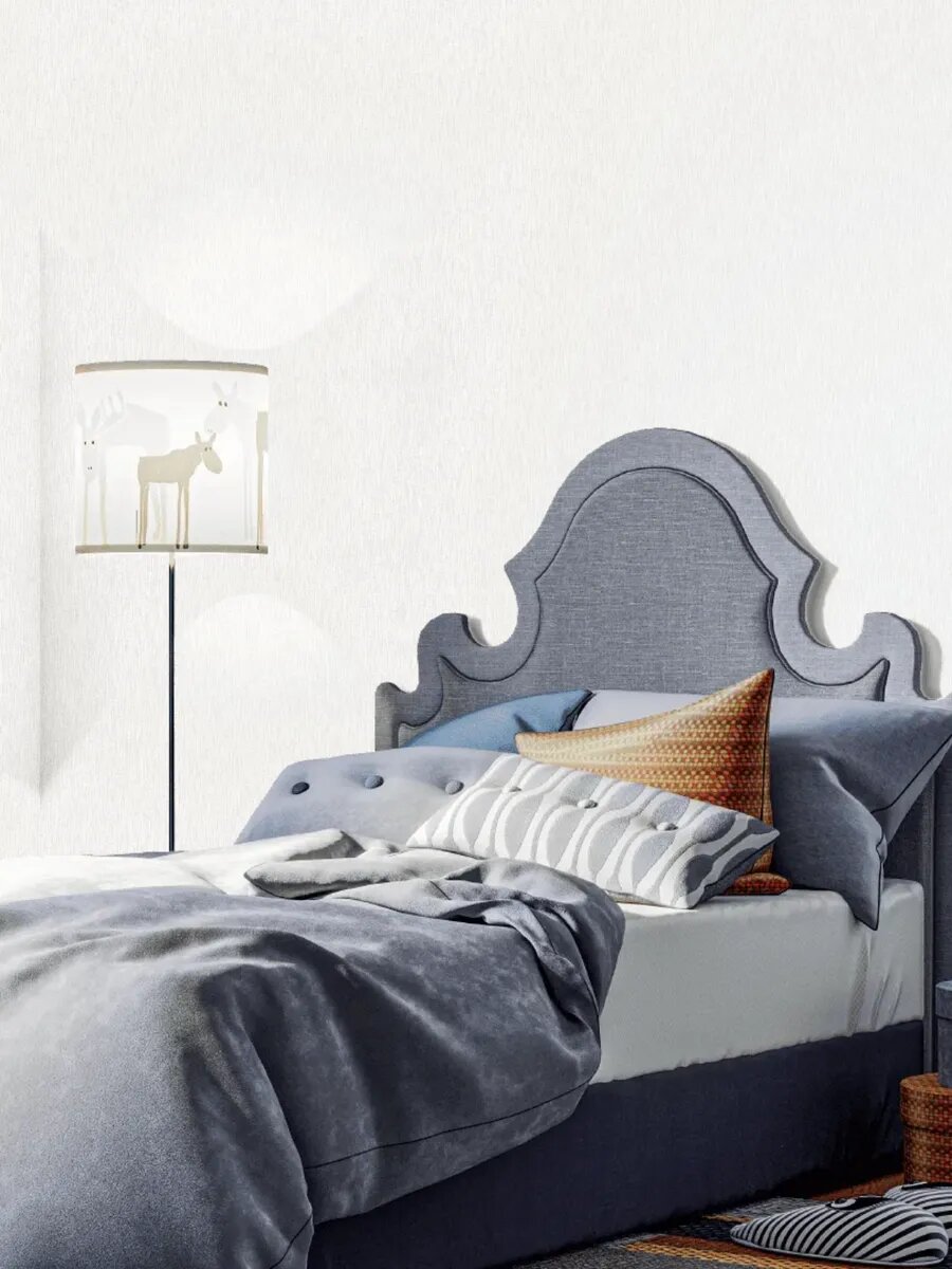 Обои STYLE DECOR, флизелиновые, влагостойкие, белые/серые, 10 м