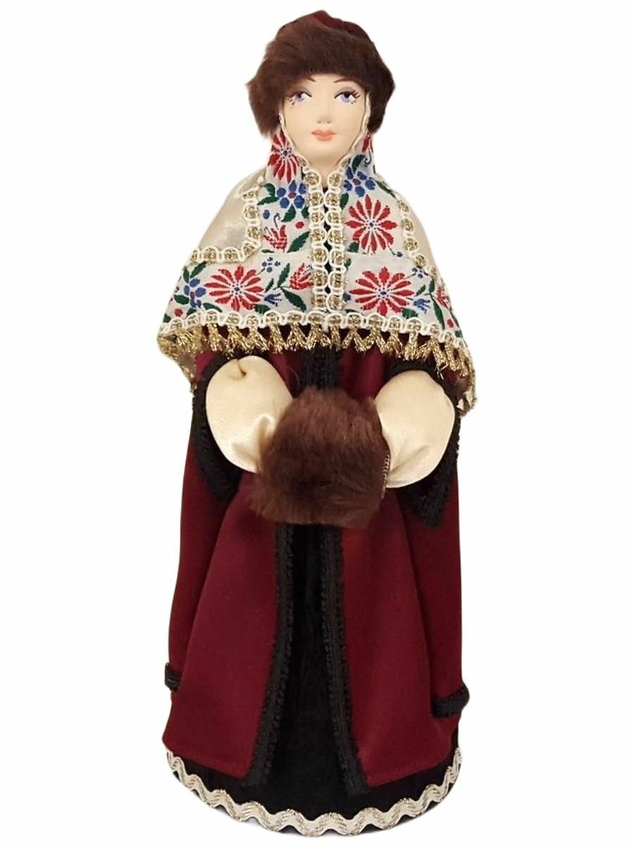 Кукла коллекционная (0150) - Барыня в зимней одежде, ручная работа