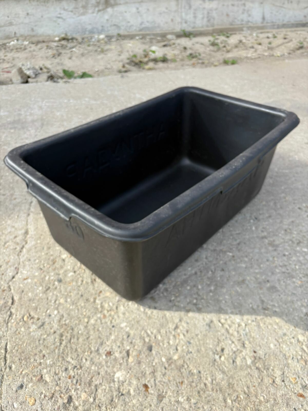 Корыто садовое прямоугольное большое антиударное 80 л, 1 шт.