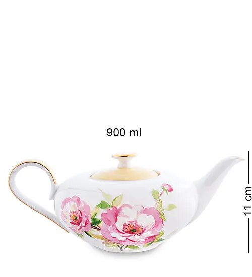 JK- 82 Чайный сервиз на 6 перс. "Пионы" (Torino Peony Pavone)