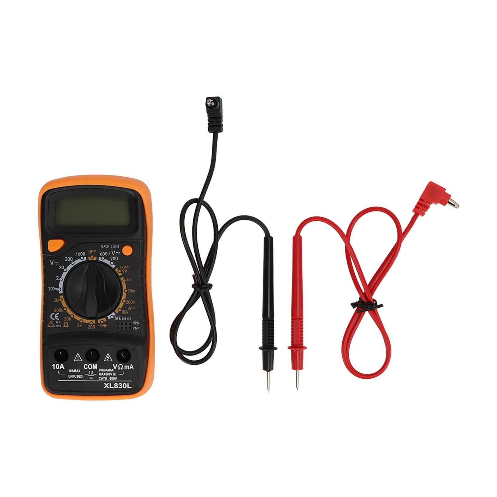Цифровой мультиметр XL830L с подсветкой Портативный тестер напряжения и тока Интеллектуальный вольтамперметр