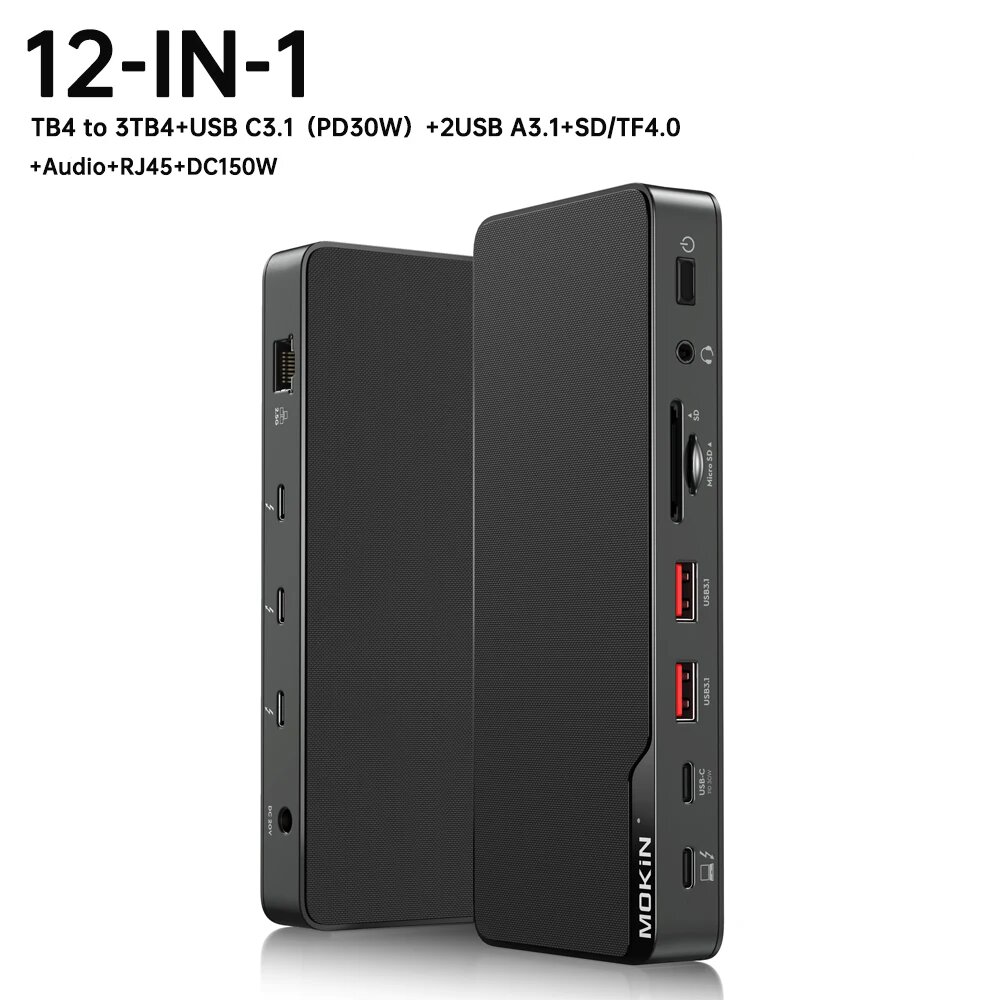 MOKiN Thunderbolt 4 Док-станция EU DC150w