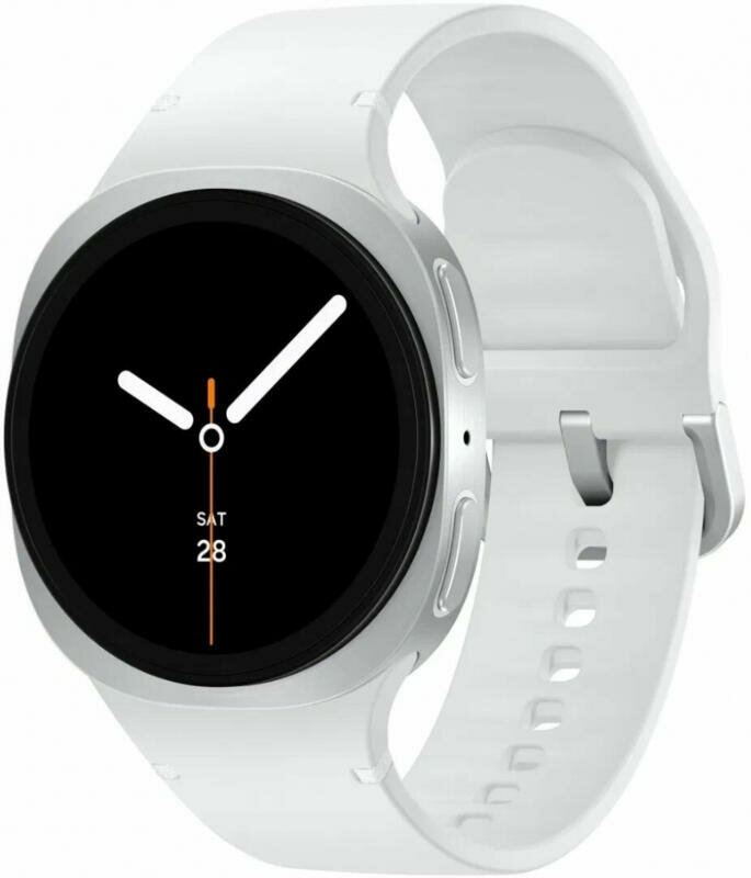 Умные часы Samsung Galaxy Watch 8, 44mm, Silver (Серебро/Белый)