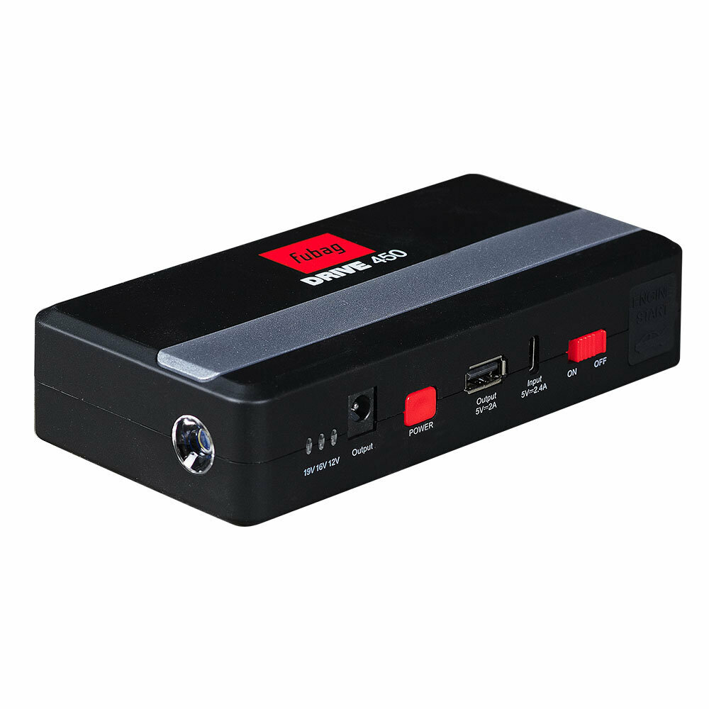 Пусковое устройство драйв (DRIVE) 450, ток запуска 450А, емкость акб 12000 мАч, type C