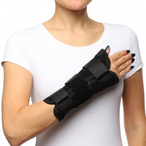 Бандаж лучезапястный F-206 №1 правый черный