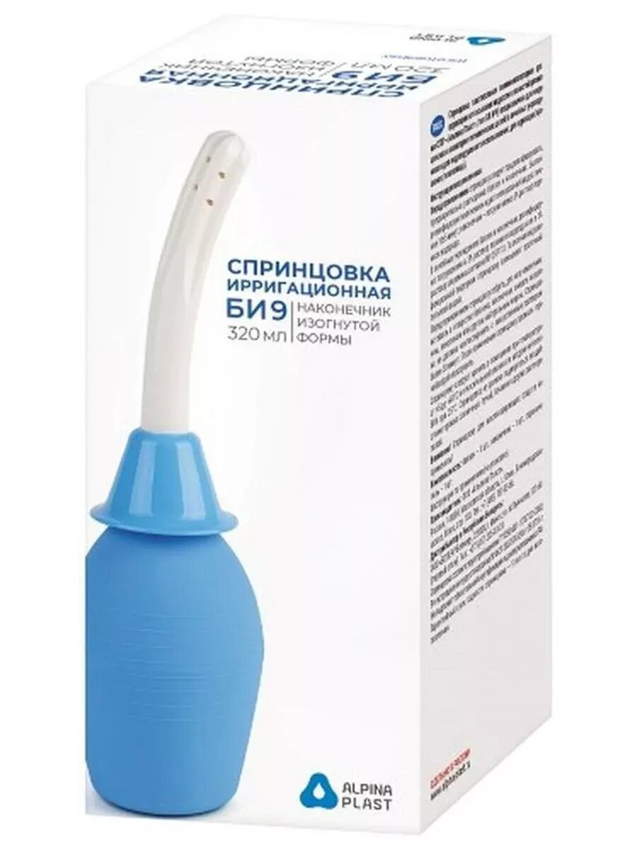 Спринцовка спп-альпина пласт твердый наконечник БИ9 320 мл