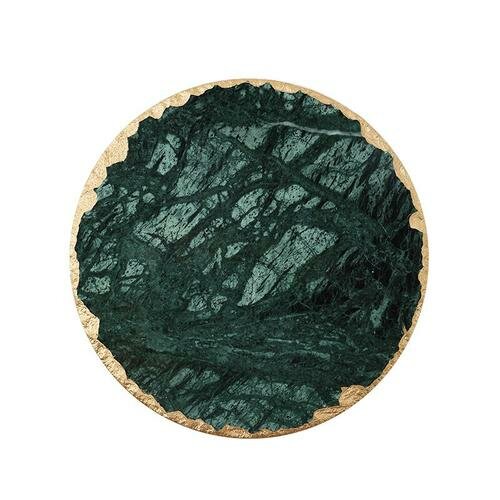 Мраморный поднос для хранения зеленых ювелирных изделий Дисплей пластины ожерелье кольцо серьги косметический организатор рабочий стол Sundries декор поднос