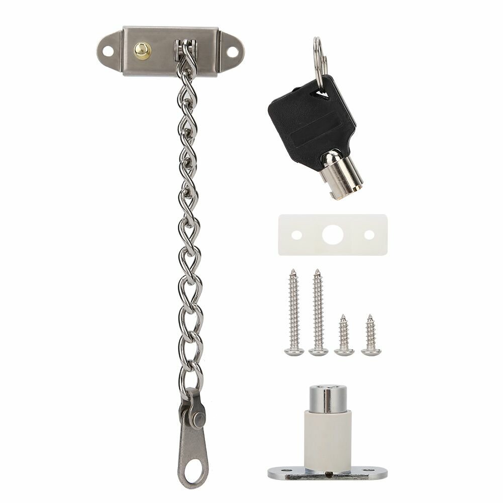 Замок цепи двери, нержавеющая сталь, защита от детей