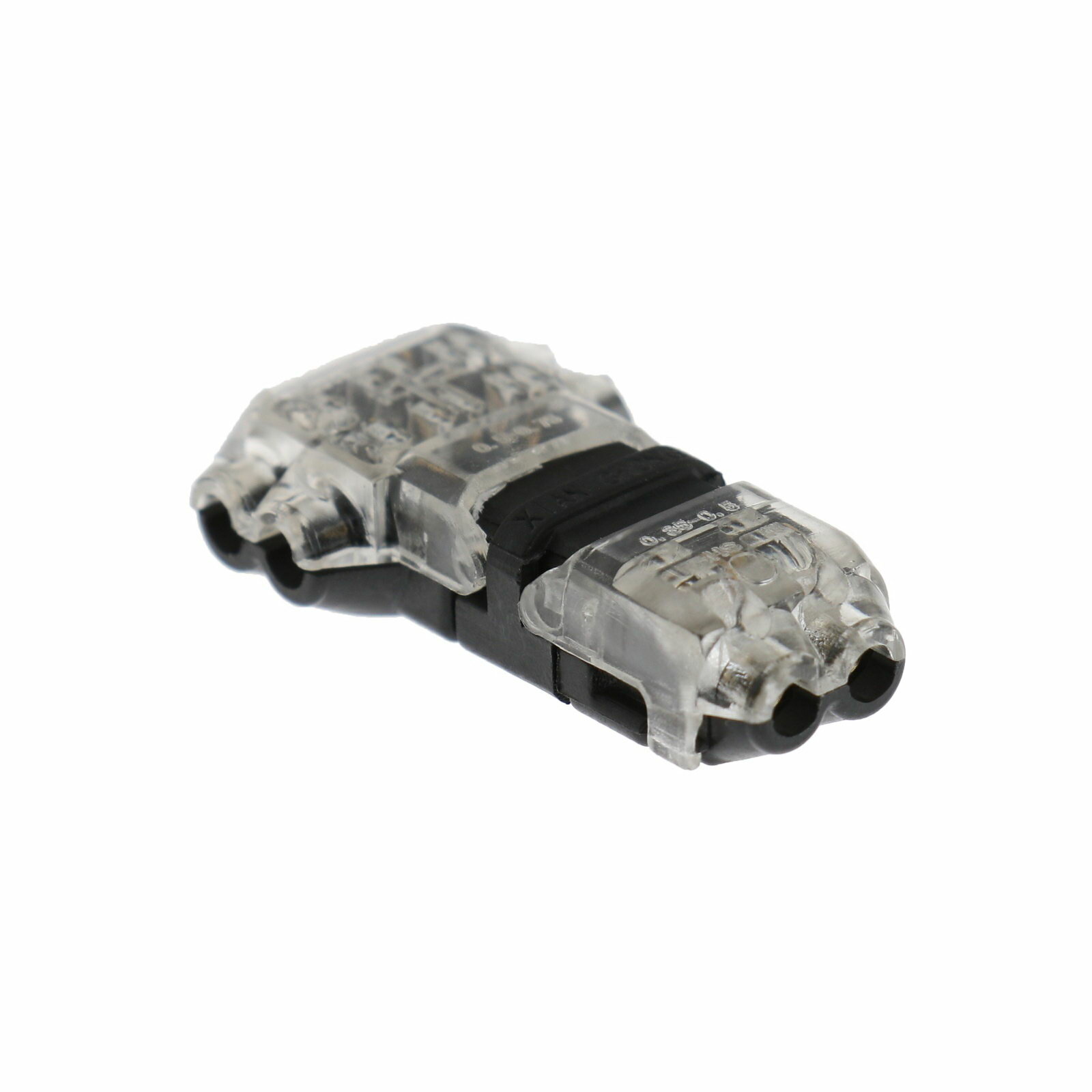 Клемма Т-образная, прокалывающий тип, под два провода 0.5-0.75 мм2, чёрный, набор 5 шт.