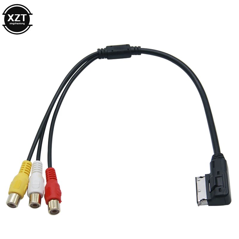 Новый Автомобильный Кабель AMI MDI MMI AUX USB RCA DVD видео аудио вход AUX кабель провод для Audi A4 A6 A7 A8 Q5 Q7 для VW
