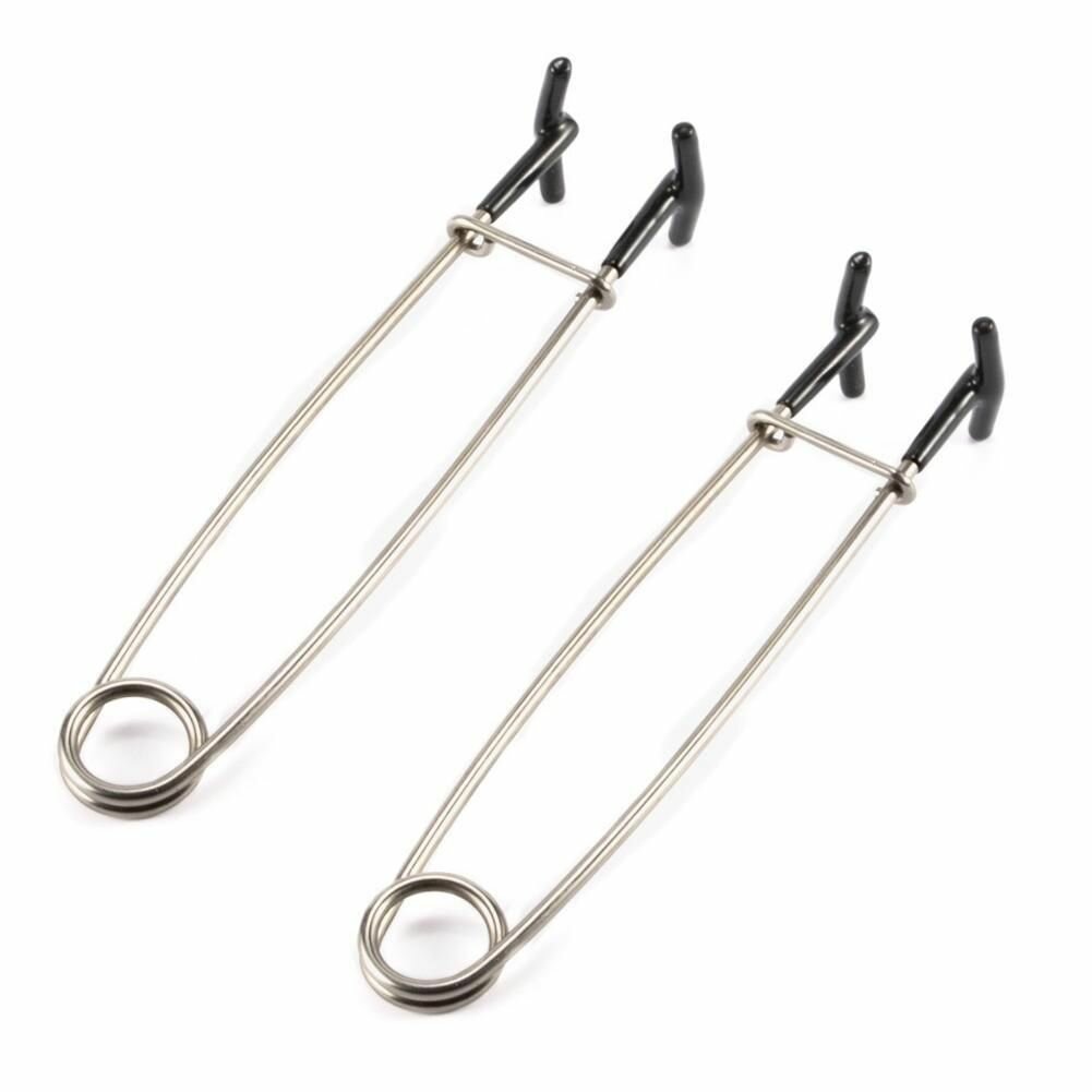 Зевник для рыбалки, зевник для щуки металлический, зажим рыболовный для извлечения крючка