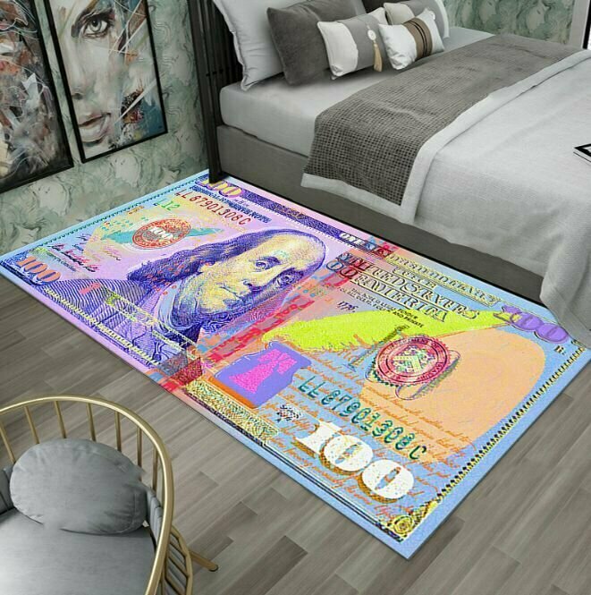 Ковры для бумажных денег - Евро, фунт стерлингов, доллар США