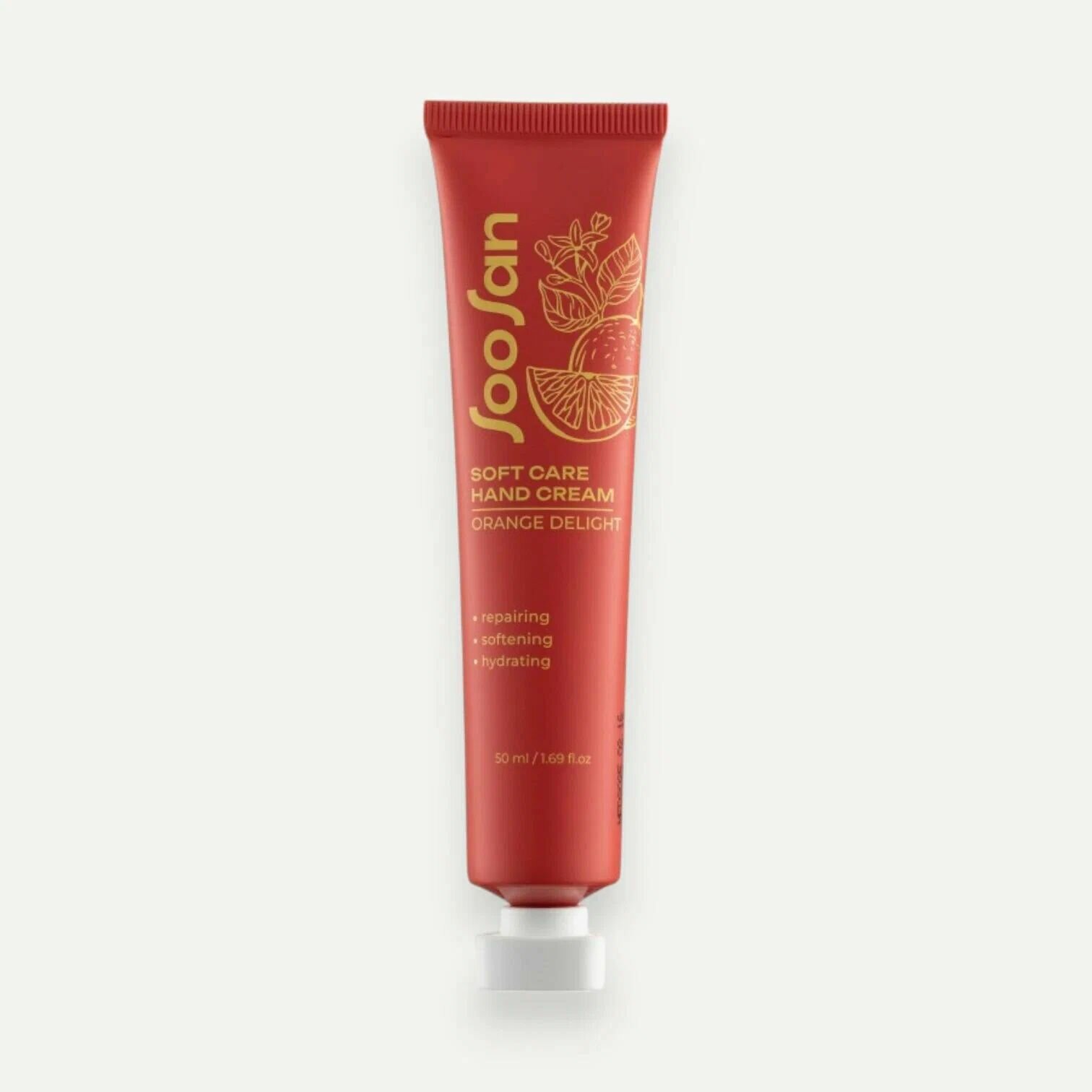 SOOSAN Soft Care Hand Cream Orange Delight Увлажняющий крем для рук с ароматом апельсина 50мл