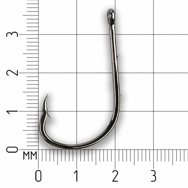 Крючки Mikado SENSUAL - BAITHOLDER № 2/0 BN (с ушком) ( 10 шт.)