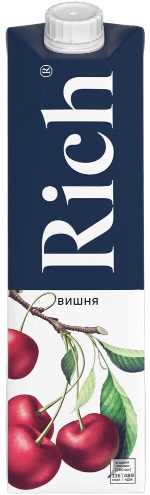 Сок "Рич" Вишня, нектар, 1 л