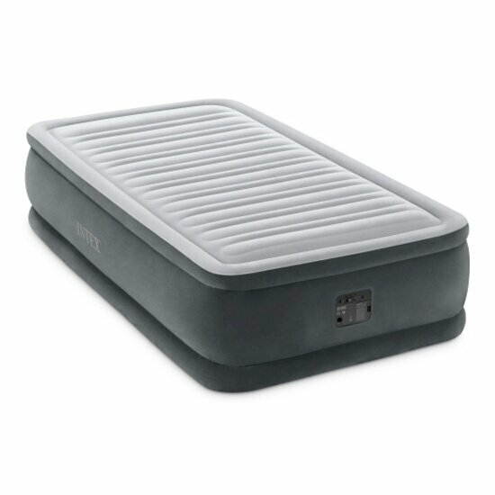 Матрас надувной Intex Comfort-Plush 64412ND в комплекте со встроенным насосом, 99х191х46 см