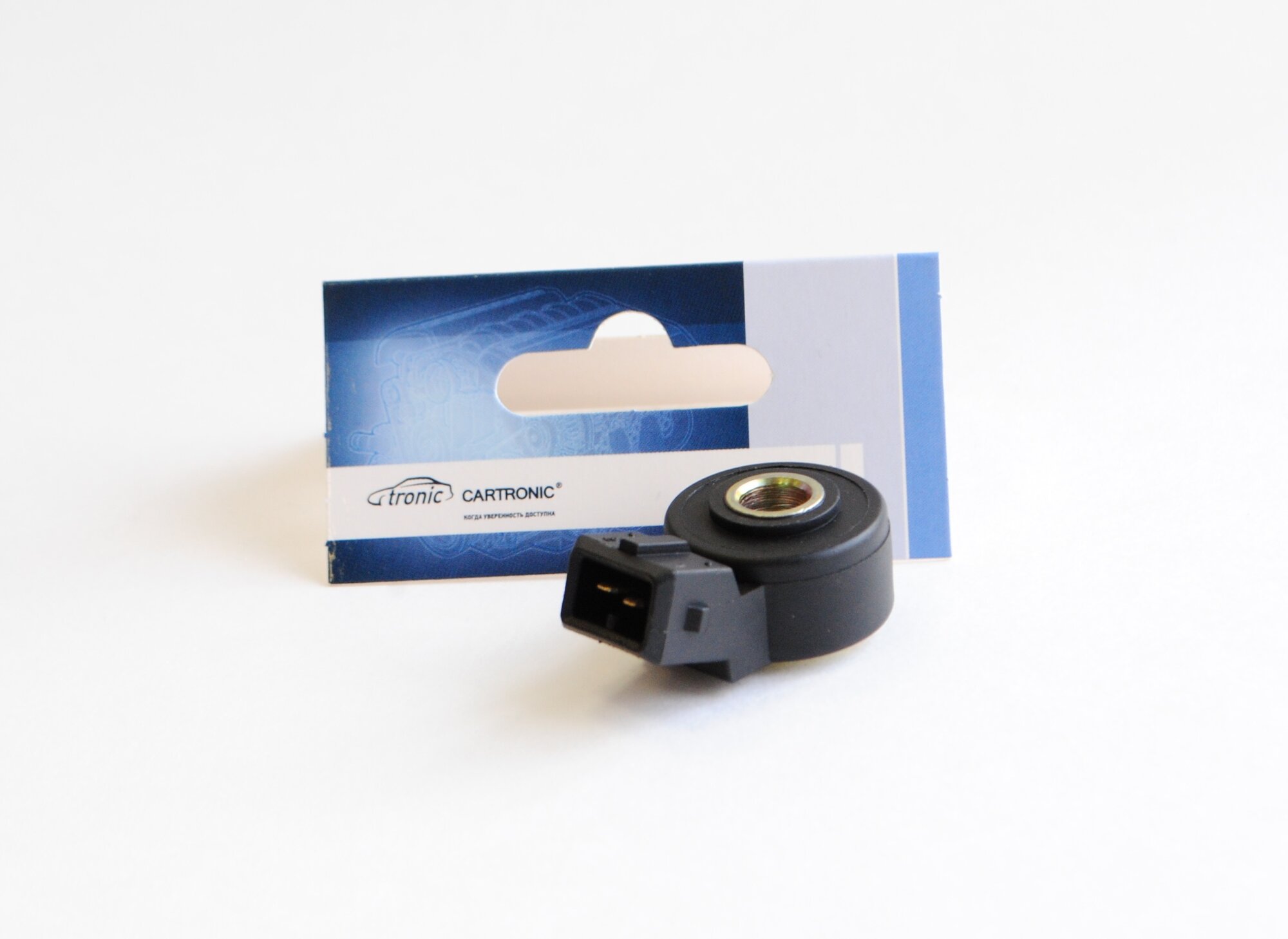 Датчик детонации ВАЗ 2110-12,405,406,409,4216 дв. н/обр. "CARTRONIC" широкополосный