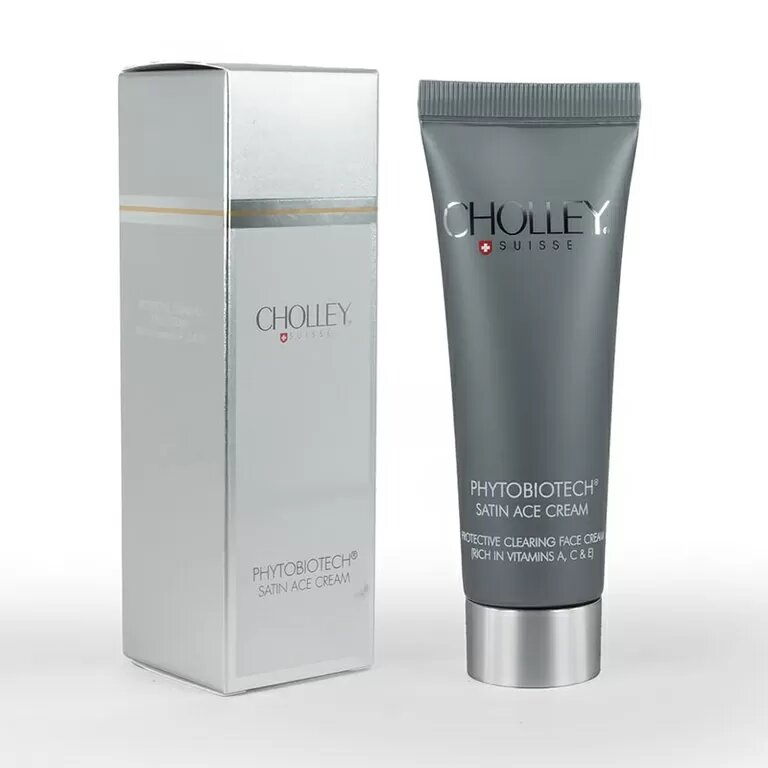 Cholley Suisse PHYTOBIOTECH SATIN ACE CREAM Атласный крем для лица АСЕ Фитобиотех CHOLLEY 50 мл