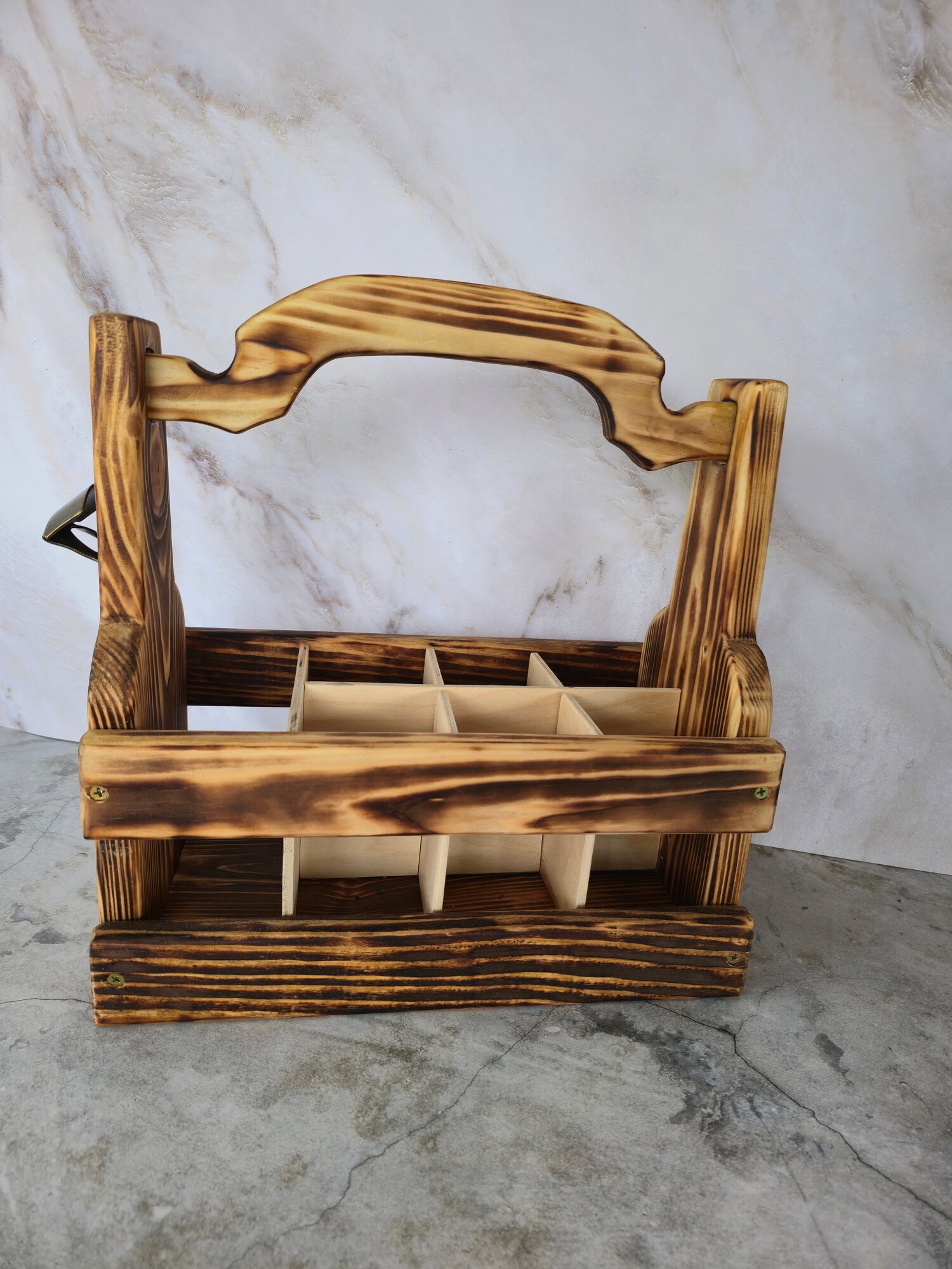 Ящик для пива "Мужской Must-Have", ручной работы, коричневый