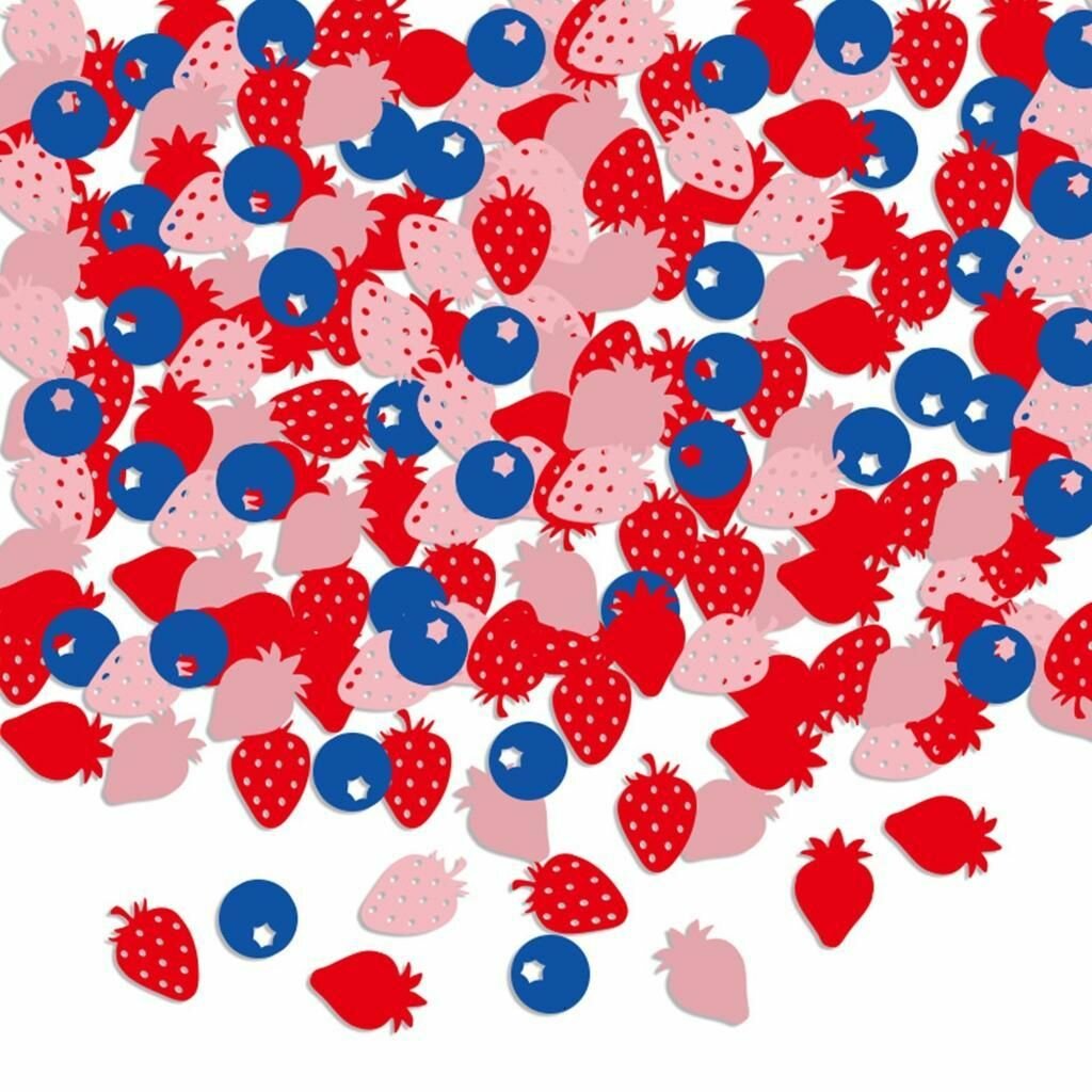 100 % клубничное конфетти для вечеринки "микс" и "матч"