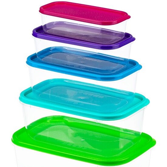 Набор контейнеров Idea радуга (5штук) М 1430 Микс