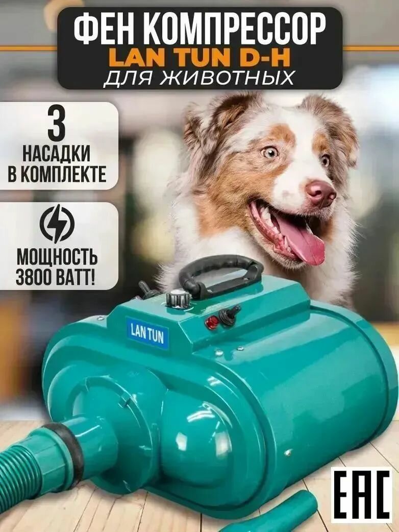 Фен для сушки шерсти животных