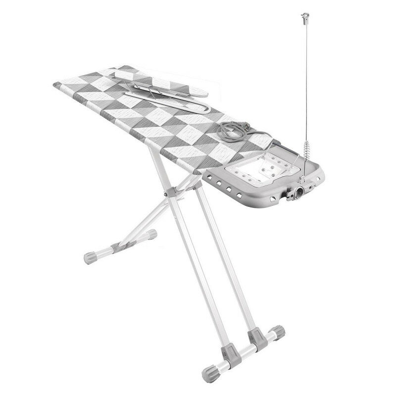 Доска гладильная Ника 15П металл, автомат 1200х460, х/б, розетка, подрукавник Н15П