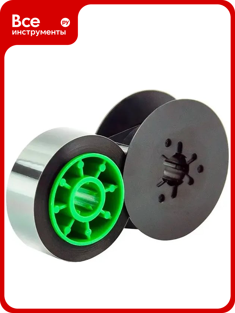 Красящая лента Vell Риббон -300BH , черный, 50 м, для принтера Letаtwin LM LM90150 LM-IR300B -300BH, предназначена