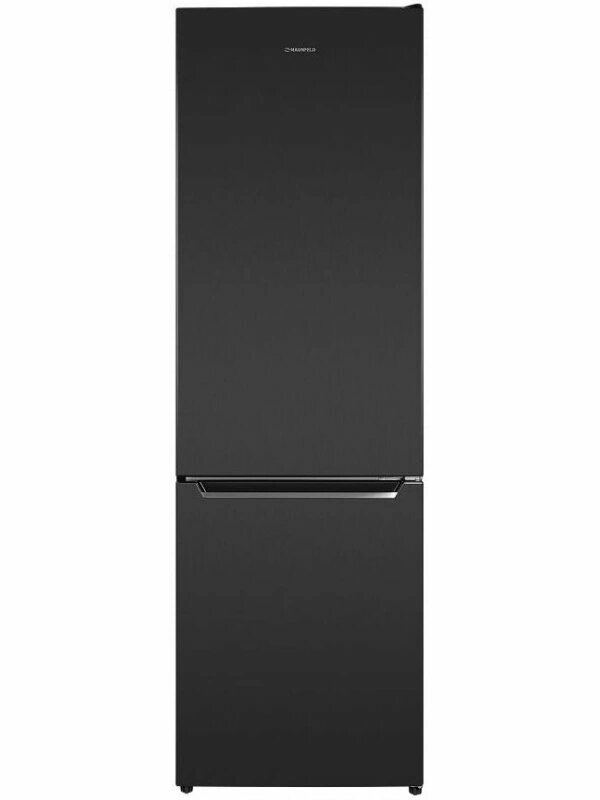 Холодильник двухкамерный Maunfeld MFF176SFSB черный