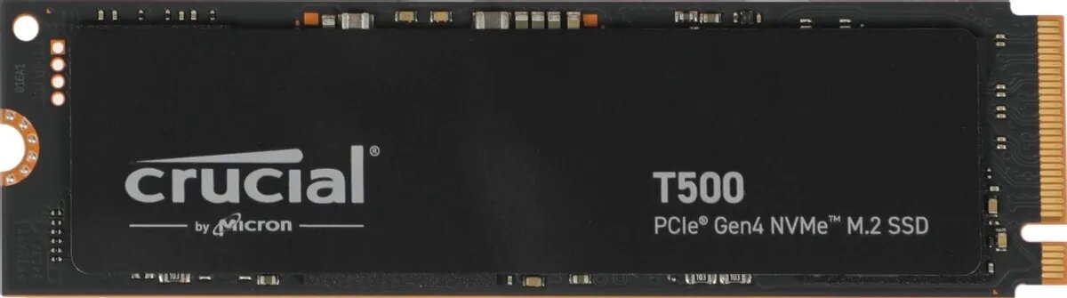 Твердотельный накопитель SSD Crucial T500 4Tb PCIe Gen4 NVMe M.2 SSD CT4000T500SSD3