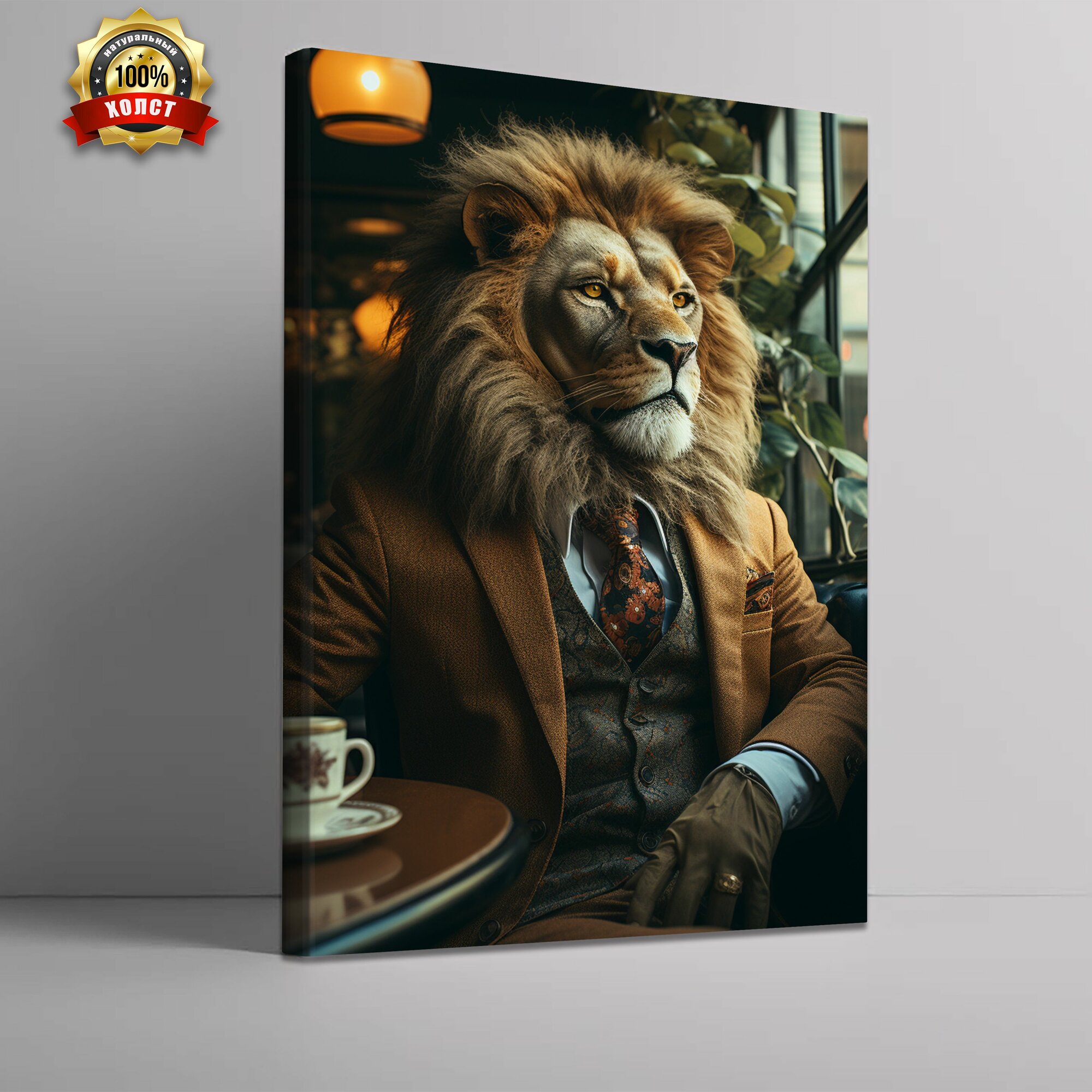 Картина Лев 30*40