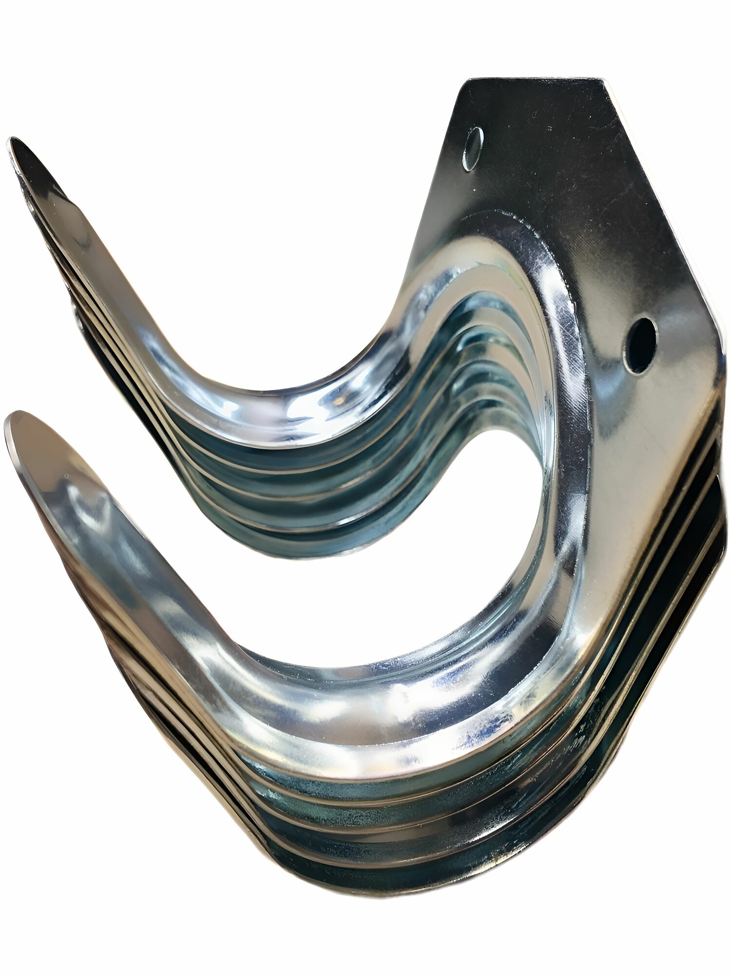 Крючки для инструментов стальные оцинкованные прочные 5 шт, саморезы 10 шт.