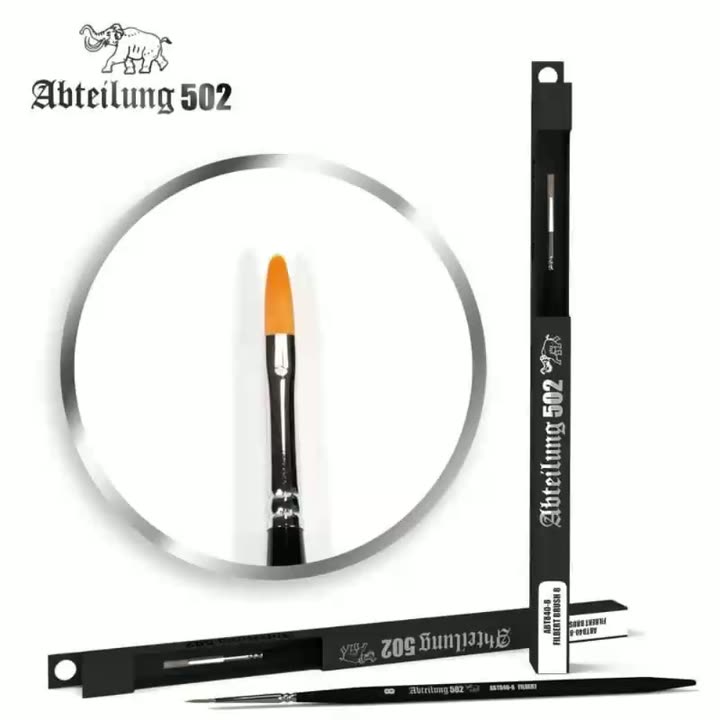 Кисточка AK Interactive Filbert Brush 8 — фото 1