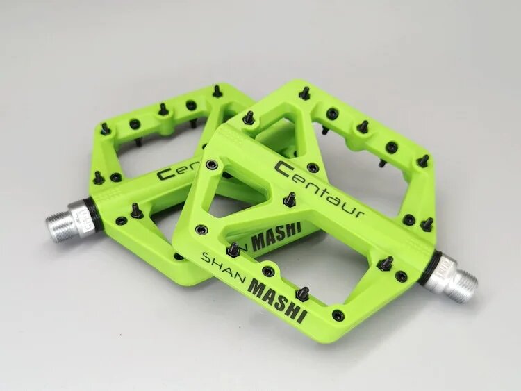 Пластиковые педали N13 для BMX Зеленый, зеленый