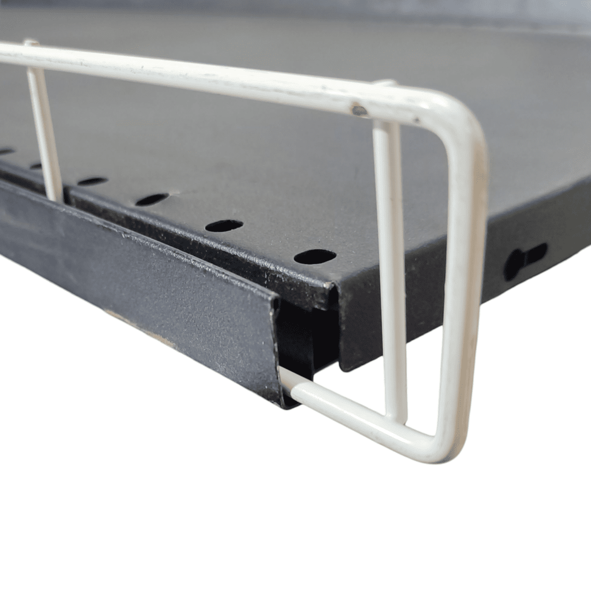 Ограничитель полки Торговый 1240x55 мм, 10 шт, белый