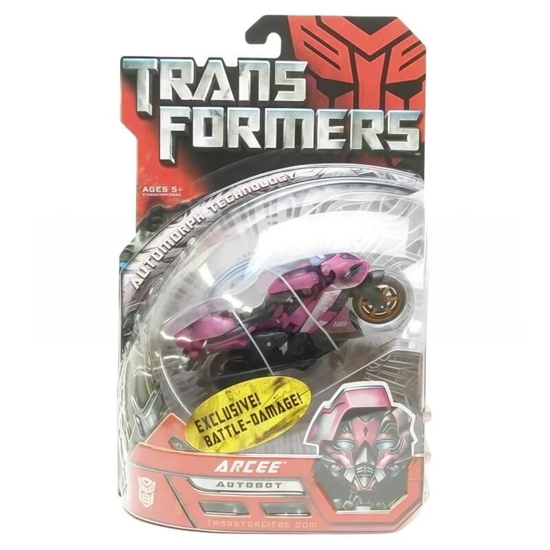 Трансформеры игрушки Hasbro Transformers the Movie Deluxe Class Arcee Battle Damaged Exclusive