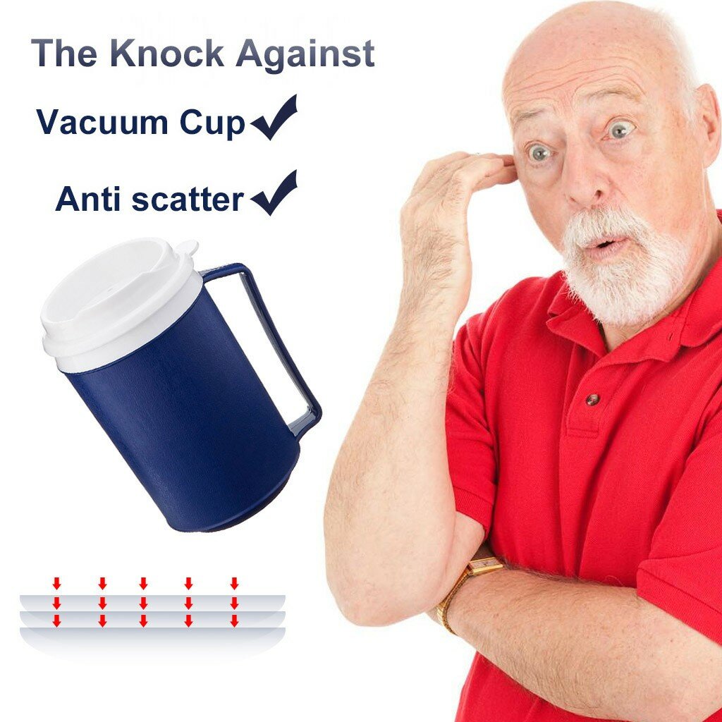 DuangDuang Blue Travel Coffee Cup Термочашка Прочный контейнер с крышкой 12 унций