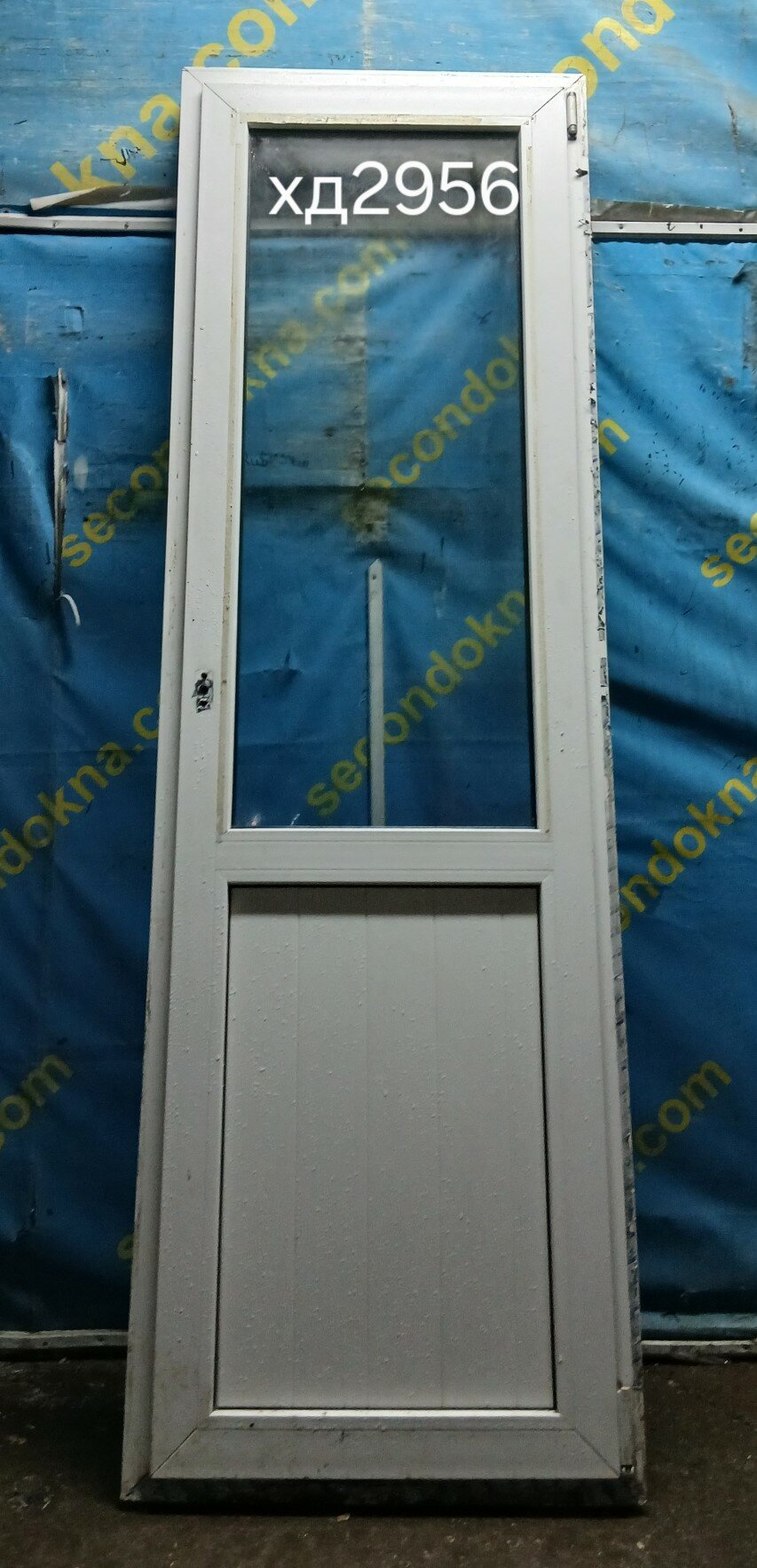 Дверь пластиковая Б/У 2200(в)х690(ш)