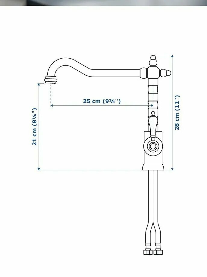 Кран икеа глиттран — фото 1