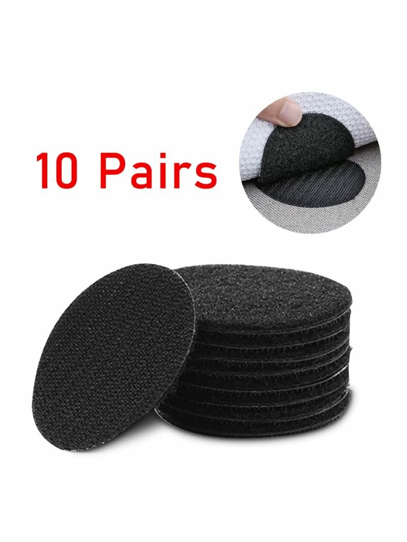 10 пар липких точечных лент, прочные самоклеящиеся нейлоновые липучки для простыней, диванов, ковров, противоскользящих накладок