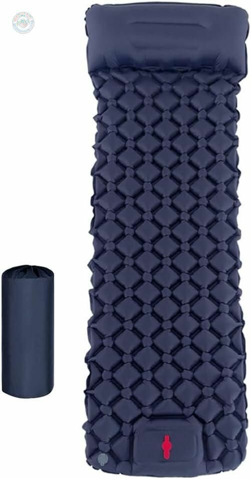 Надувная кровать для дома и дачи, удобный надувной матрас для гостей и путешествий, компактное спальное место без занимаемого пространства