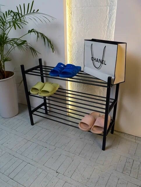 Обувница, этажерка для обуви в прихожую из металла