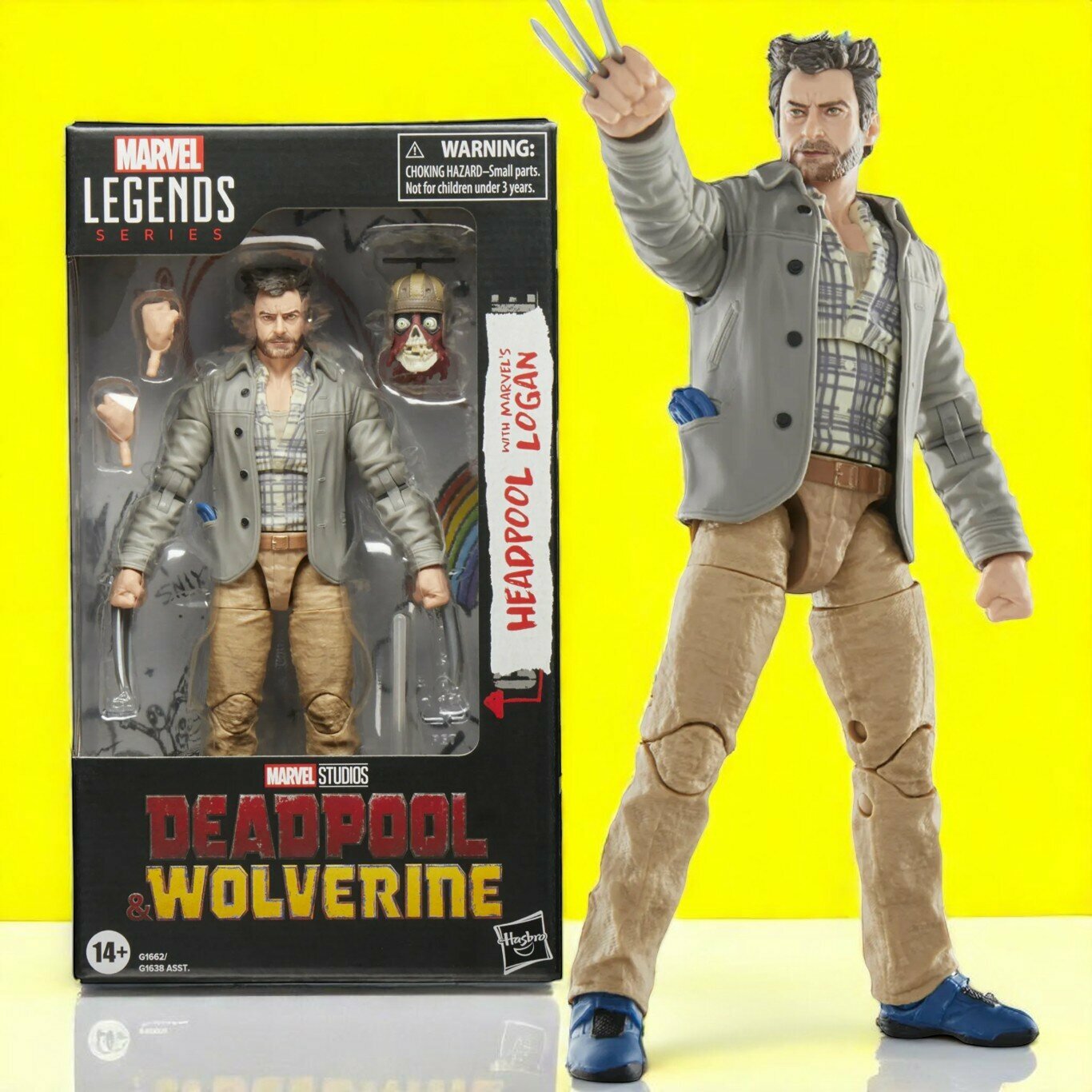 Фигурка Логан и Хэдпул «Дэдпул и Росомаха» от Hasbro, коллекционная