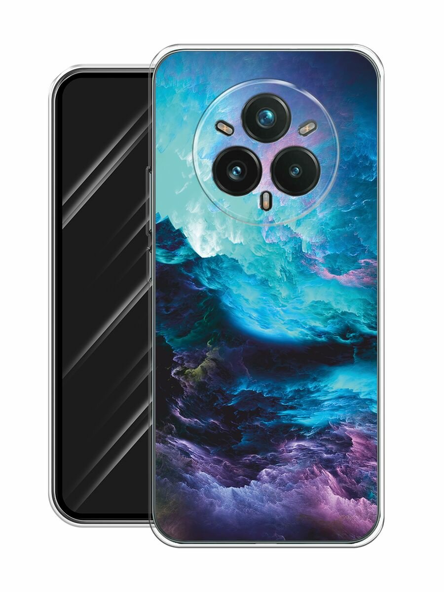 Чехол на Realme 14 Pro / Реалми 14 Про с принтом "Бирюзовое небо" — фото 1