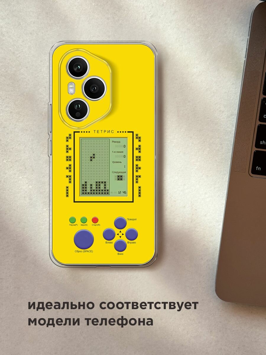 Чехол на Honor 400 Pro / Хонор 400 Про с принтом Желтый тетрис — фото 1