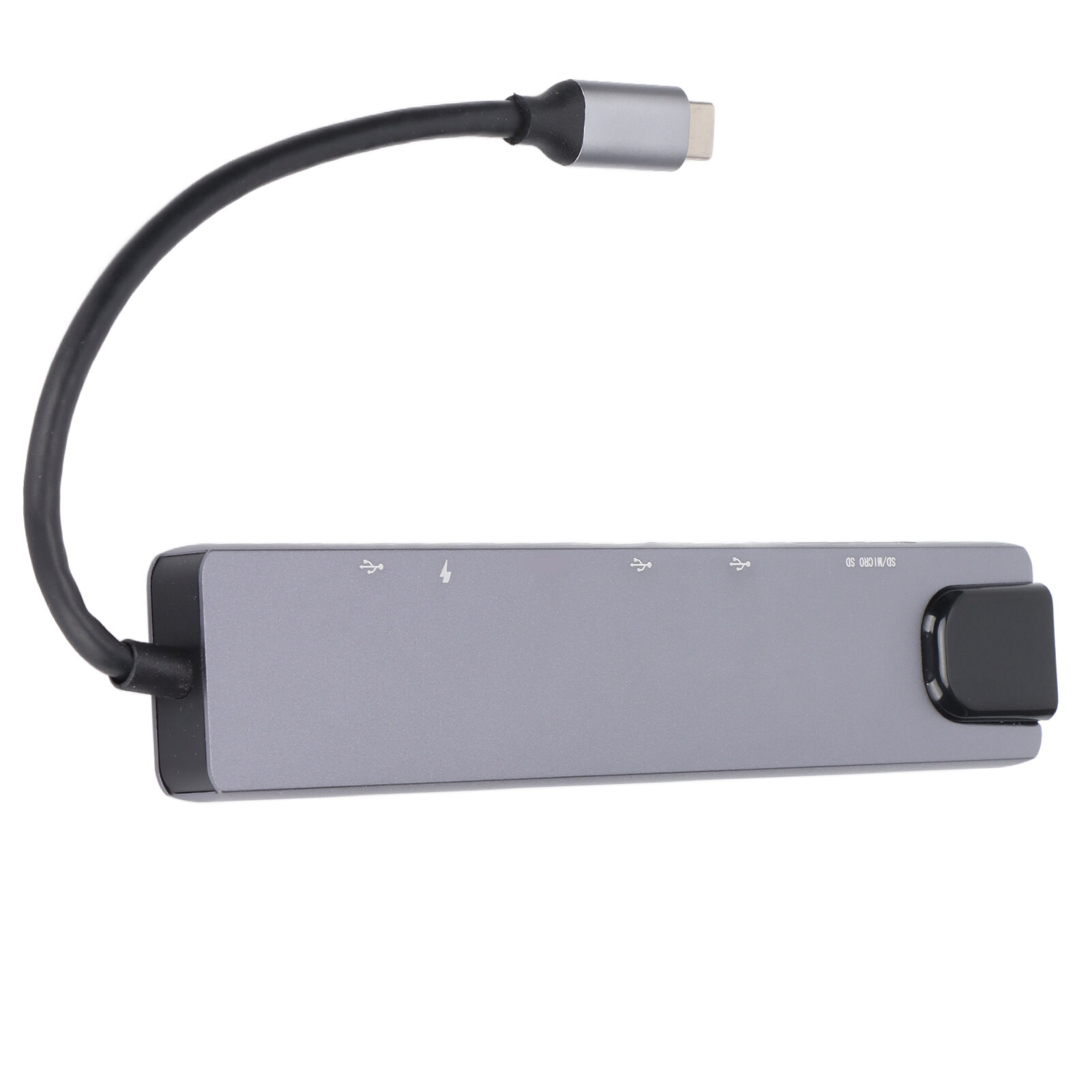 Многофункциональный USB хаб 8 в 1 Type C с HDMI, USB3.0, RJ45, картридером и поддержкой USB C