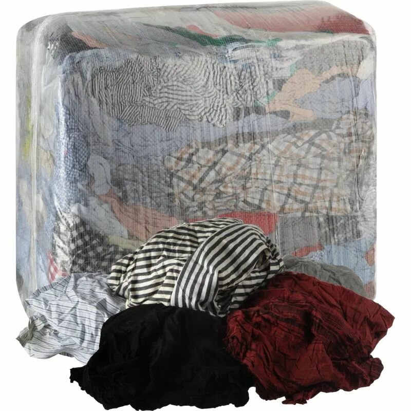 Ветошь коттон цветной Выбор Есть, 10 кг